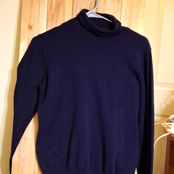 H&M | Tops | Hm Navy Blue Turtle Neck | Poshmark